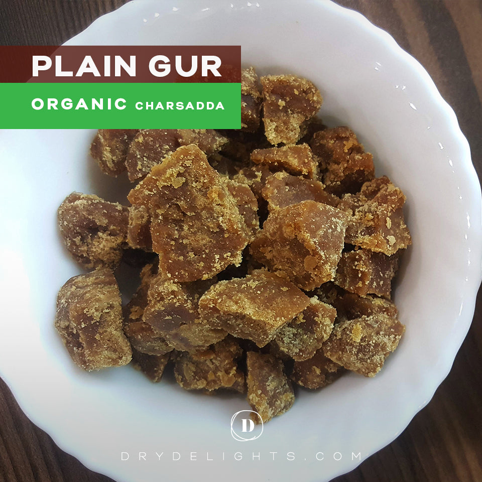 PLAIN ORGANIC GUR (Sada Gur)/ چارسدہ کا خالص دیسی گُڑ – Dry Delights
