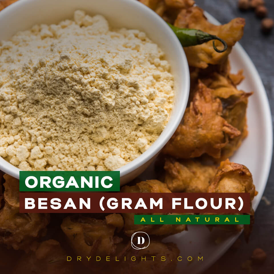 Organic Besan (Gram Flour) All Natural – Dry Delights